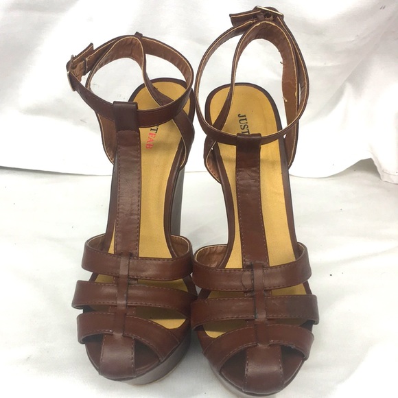JustFab | Shoes | Justfab Wedge Heels Shoes Ladies Sz 9 | Poshmark